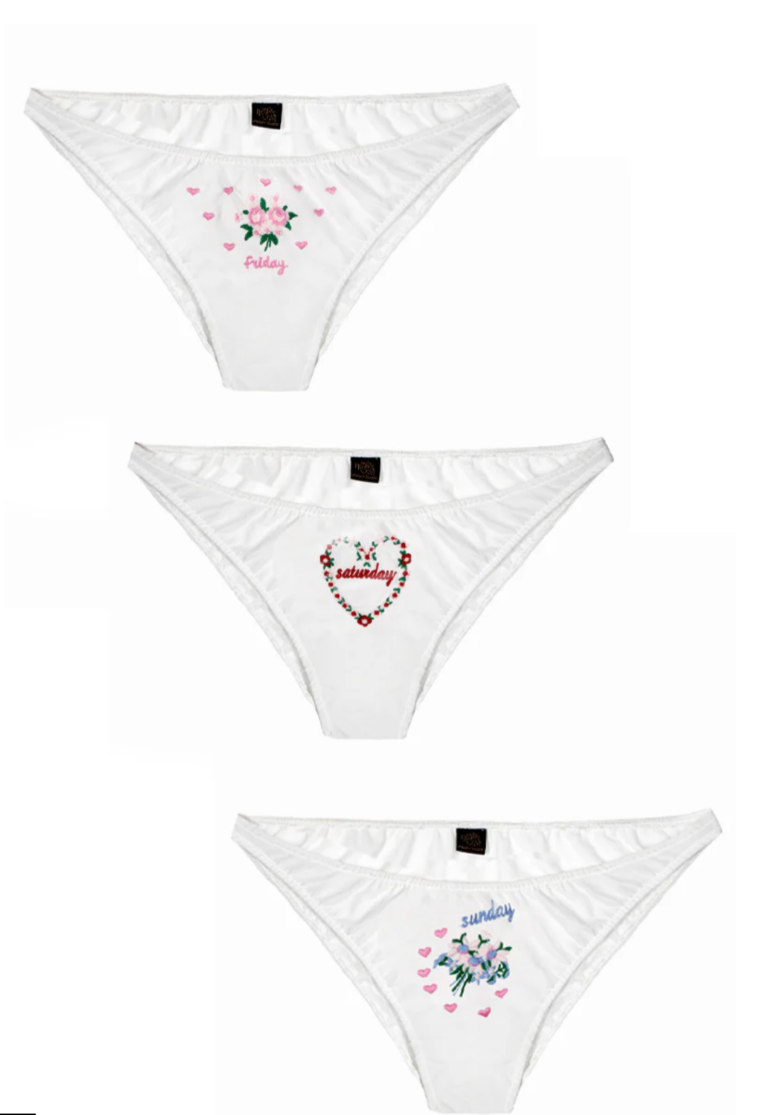 Long Weekend 3 Pack Embroidered Bikinis – liliesandlace.co